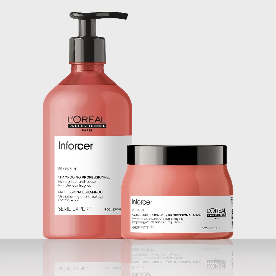 L'OREAL PROFESSIONNEL - INFORCER שמפו לחיזוק סיב השיערה ולמניעת שבירה ...